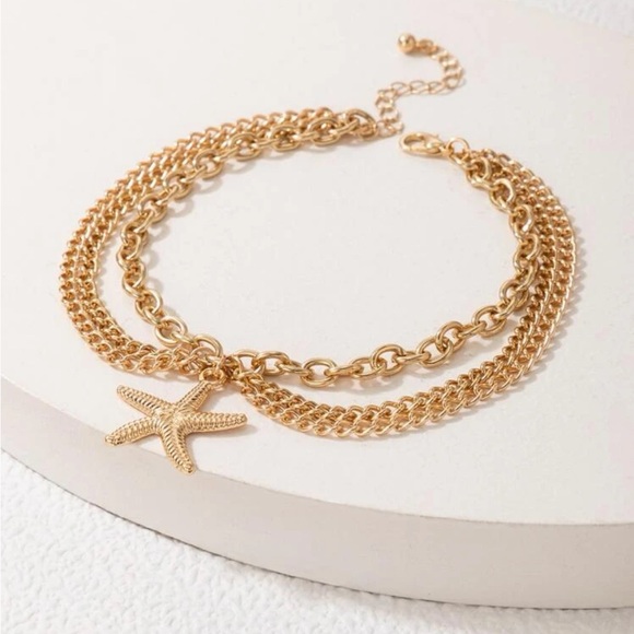 Jewelry | Boho Starfish Design Anklet Ankle Bracelet | Poshmark